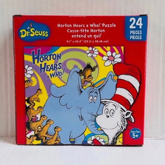 Dr. Seuss | Toys | Dr Seuss Horton Hears A Who 24 Piece Puzzle | Poshmark